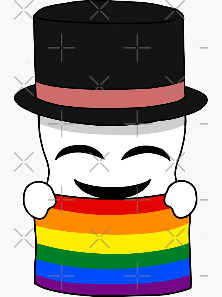"creepypasta pride chibi splendorman" Sticker for Sale by ...