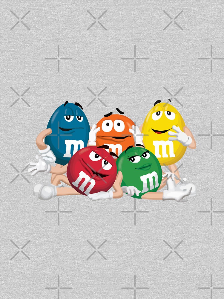 T-shirt « Collection de personnages MandM », par nimxl | Redbubble
