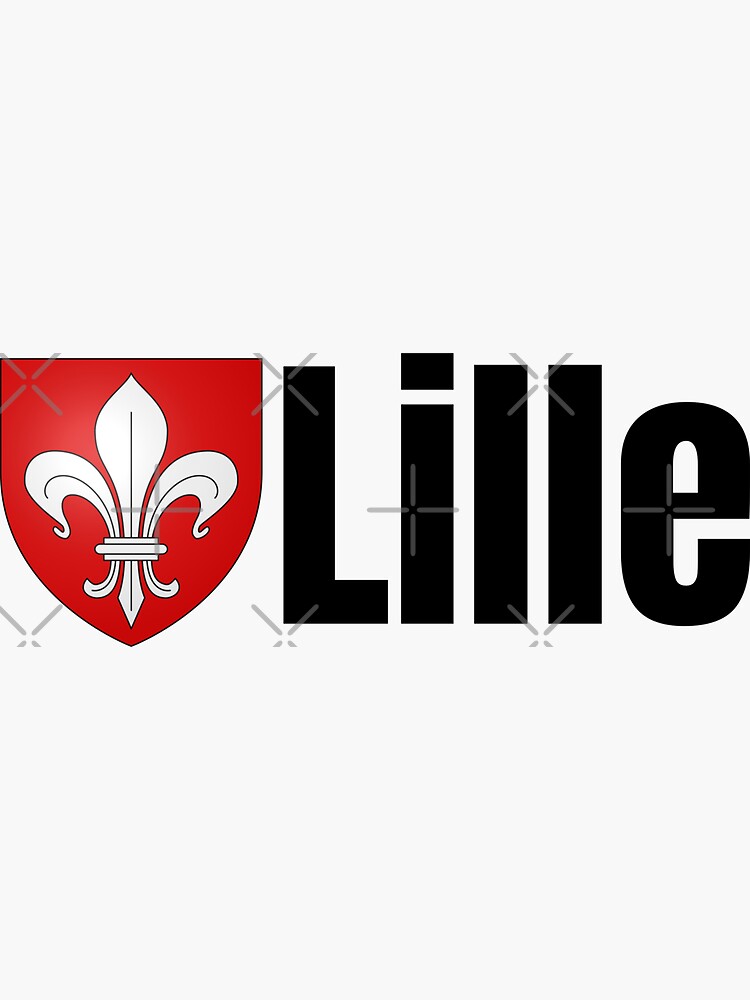 "lille flag" Sticker for Sale by Tangoflow | Redbubble