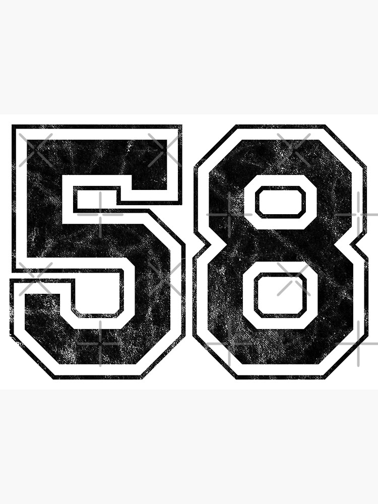 "Number 58" Poster for Sale by PaulSDesign | Redbubble