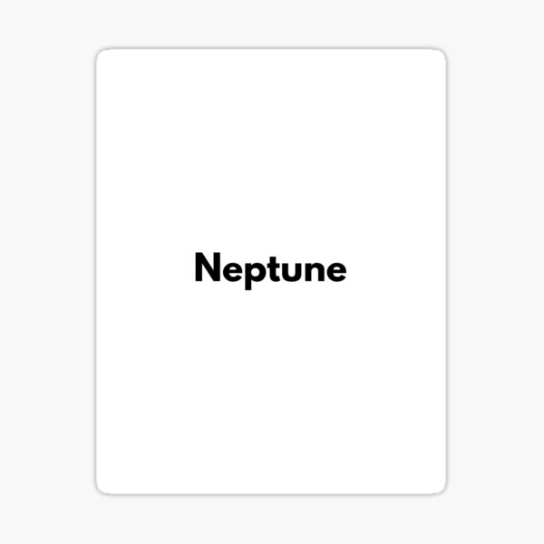 "Planet Neptune " Sticker for Sale by Djordje-Gavric | Redbubble
