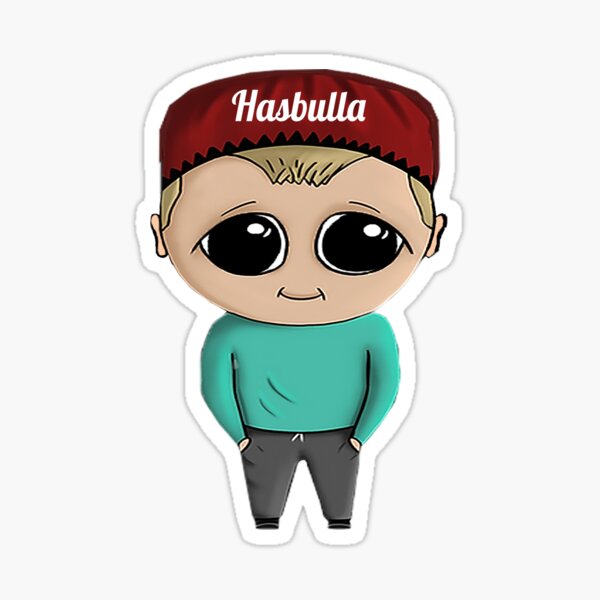 "Hasbulla" Sticker for Sale by Eglaladnor | Redbubble