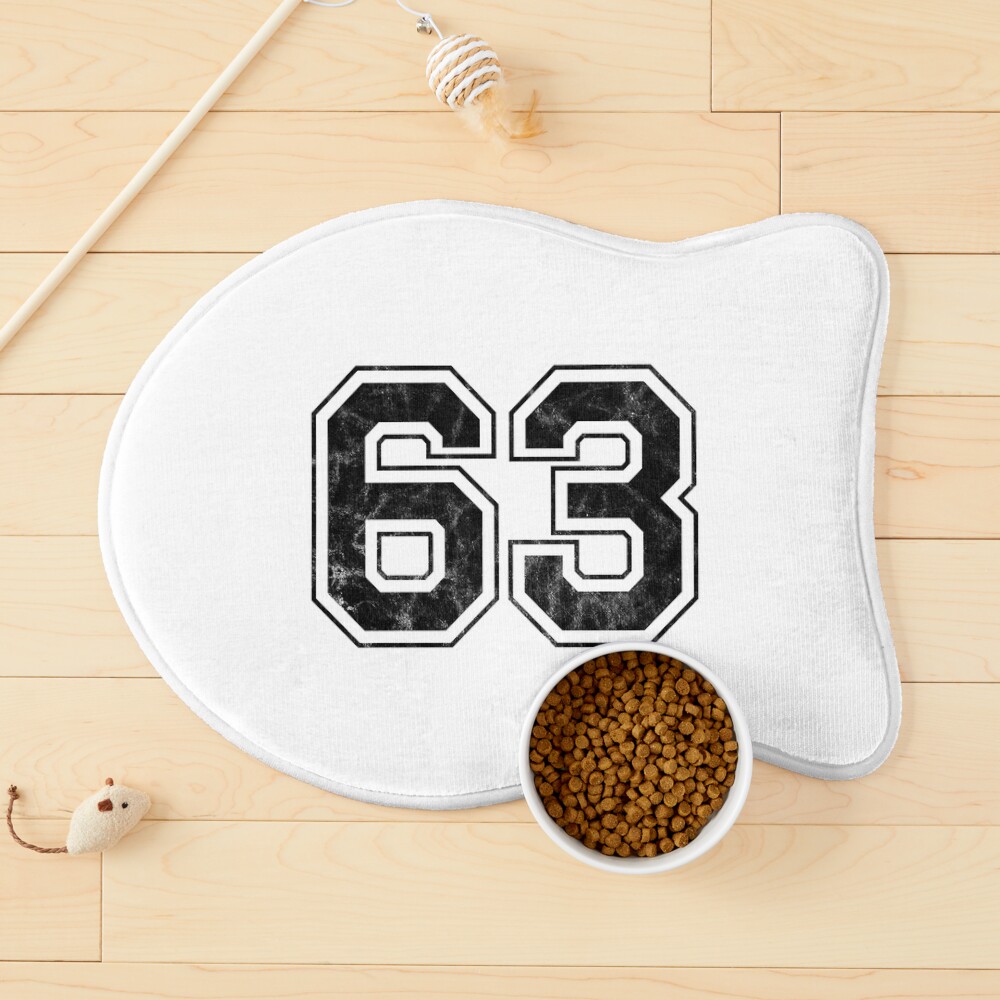 "Number 63" Sticker for Sale by PaulSDesign | Redbubble