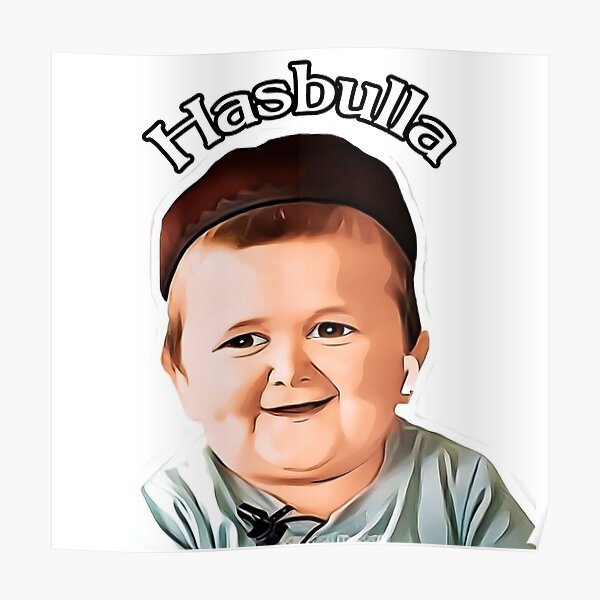 "Hasbulla" Poster for Sale by Eglaladnor | Redbubble