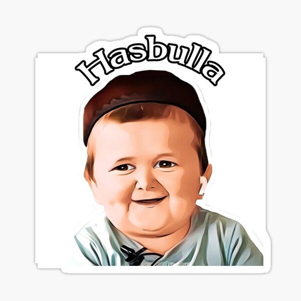 "Hasbulla" Sticker for Sale by Eglaladnor | Redbubble