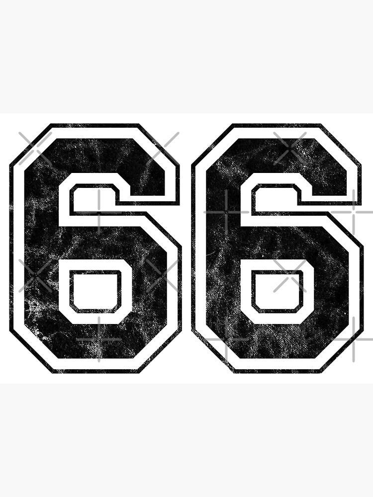 "Number 66" Poster for Sale by PaulSDesign | Redbubble