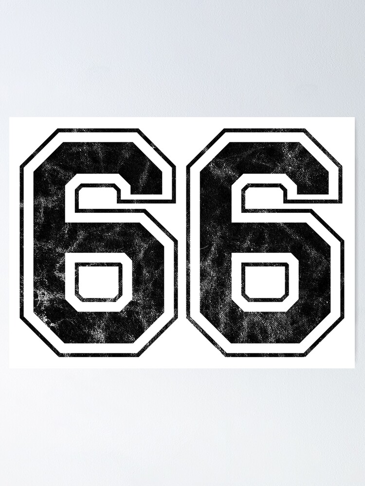 "Number 66" Poster for Sale by PaulSDesign | Redbubble