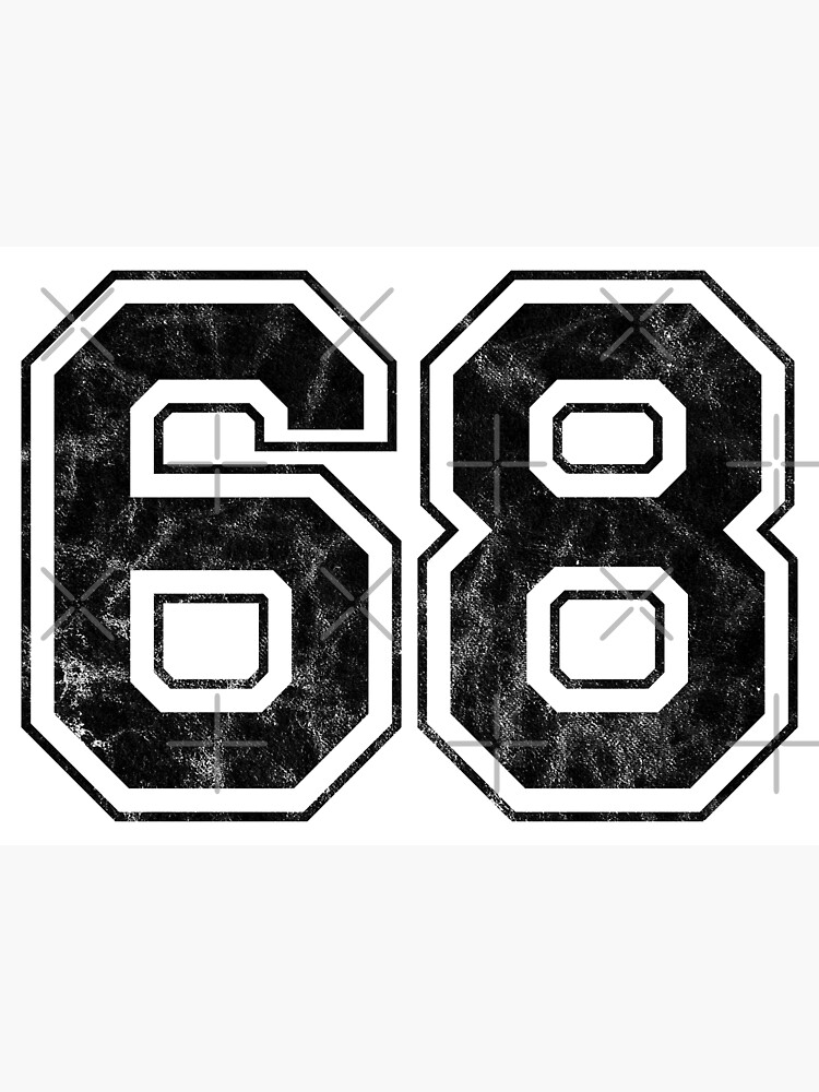 "Number 68" Poster for Sale by PaulSDesign | Redbubble
