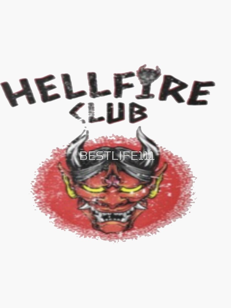 "hellfire club" Sticker for Sale by BESTLIFE111 | Redbubble