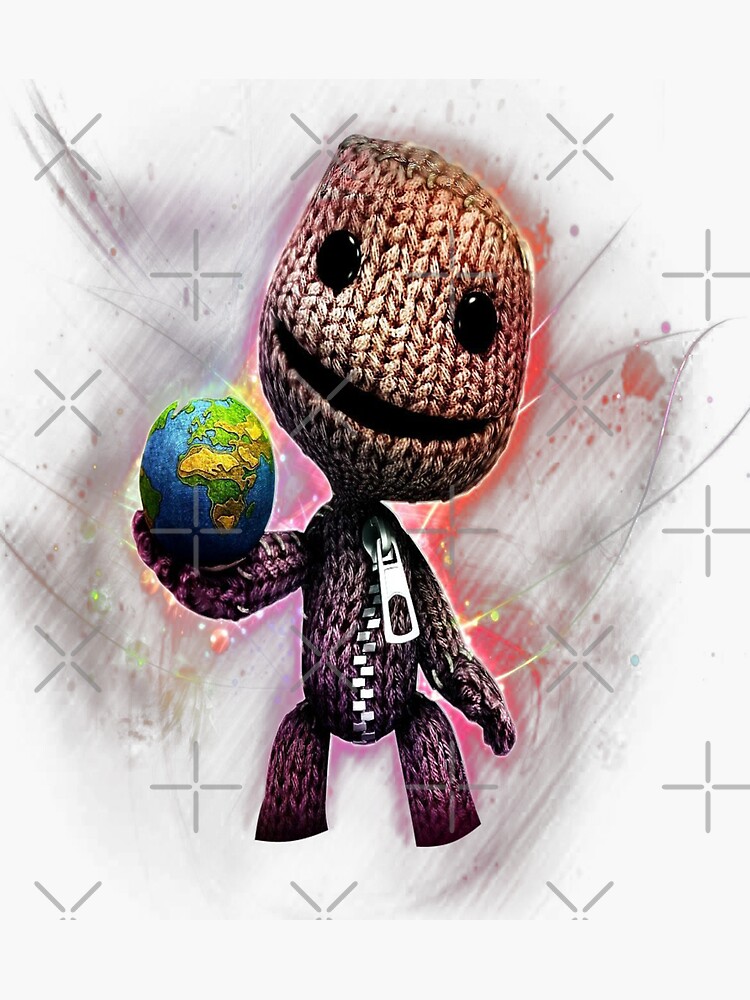 "Sackboy " Sticker for Sale by ChristmasNice | Redbubble