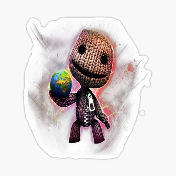 "Sackboy " Sticker for Sale by ChristmasNice | Redbubble