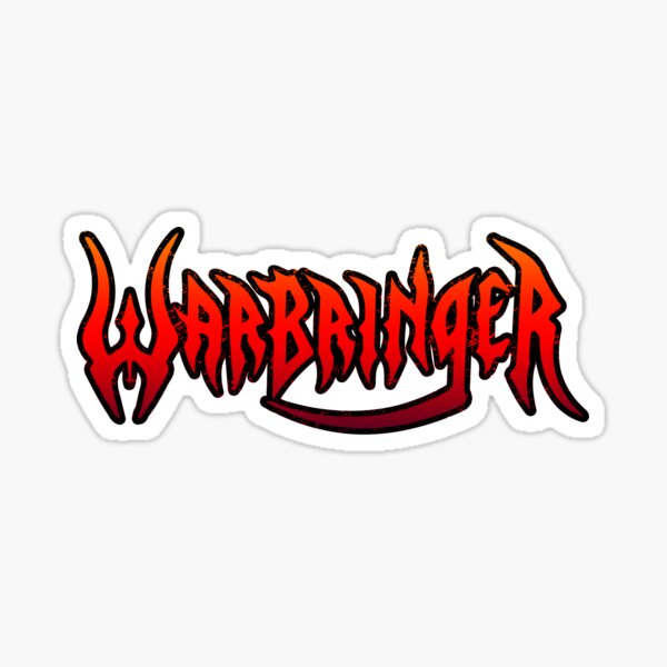 "Warbringer Thrash Metal Band" Sticker for Sale by SihnoXOnhis | Redbubble