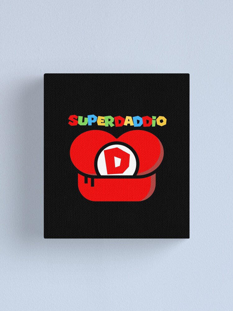 "SUPER DADDY - SUPERDADDIO - Funny Fathers Day Gift, Novelty Mario Game ...