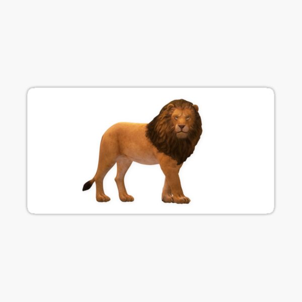 "3D Lion" Sticker for Sale by GoodYou | Redbubble