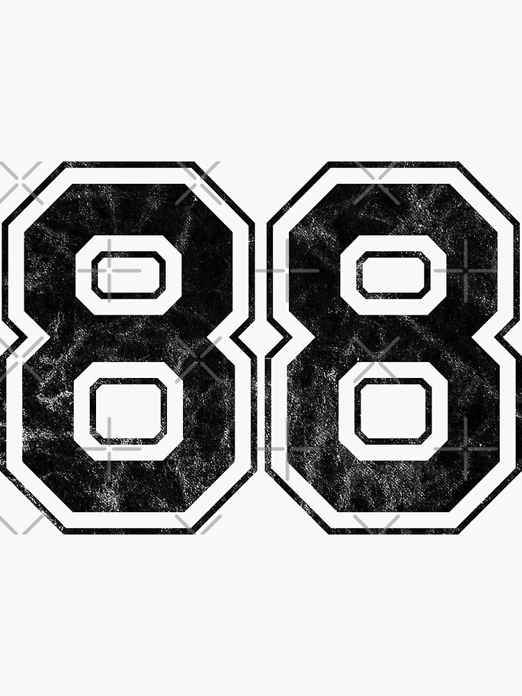 "Number 88" Sticker for Sale by PaulSDesign | Redbubble
