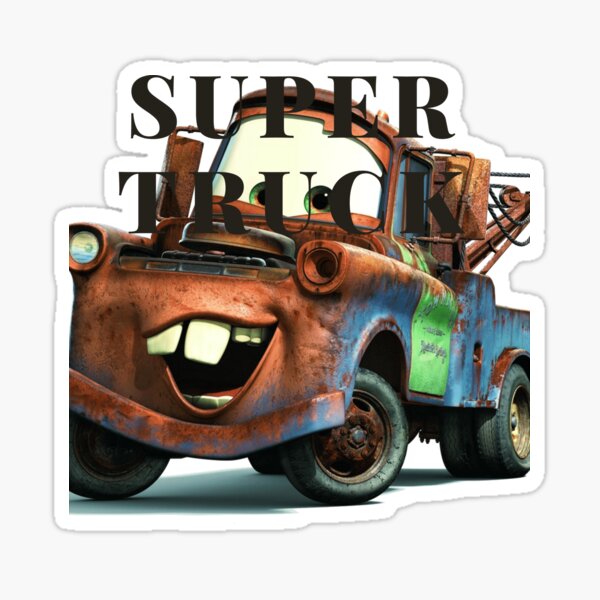 "Rafa truck monster" Sticker for Sale by Golido | Redbubble