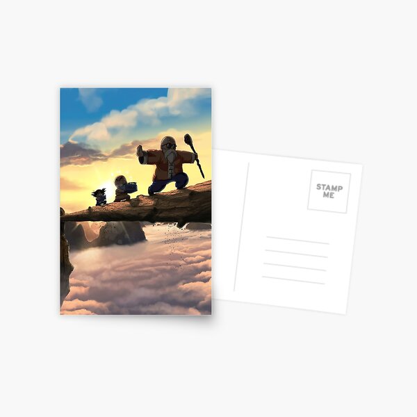 "Dragon Ball Master Roshi Training" Postcard for Sale by LaurenIrmen28 ...