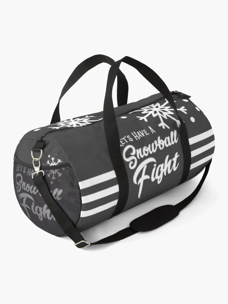 "Let's Have a Snowball Fight" Duffle Bag for Sale by MoniquePrince ...