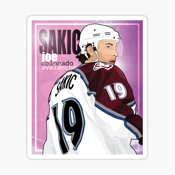 "Colorado Hockey Joe Sakic Classic T-Shirt" Sticker for Sale by ...