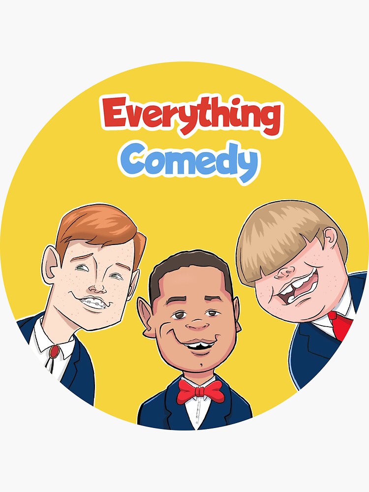 "Everything Comedy Logo" Sticker for Sale by ComedyHub | Redbubble
