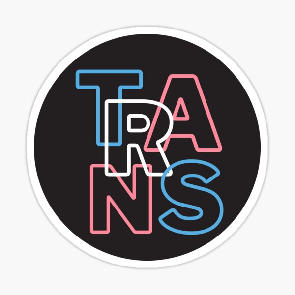 "Trans Rights Are Human Rights LGBT Flag Gay Pride Month" Sticker by ...