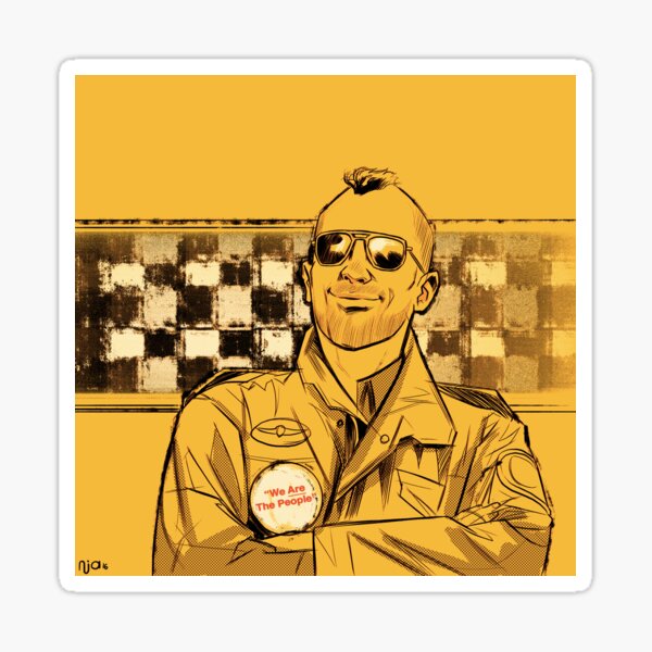 "Travis Bickle" Sticker for Sale by deimos-remus | Redbubble