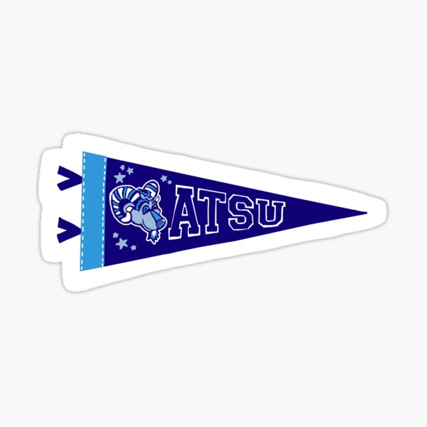 "ATSU Pennant" Sticker for Sale by swimchick36 | Redbubble