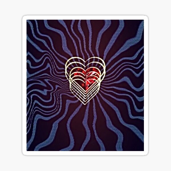 "Heart aesthetic" Sticker for Sale by jovanan | Redbubble