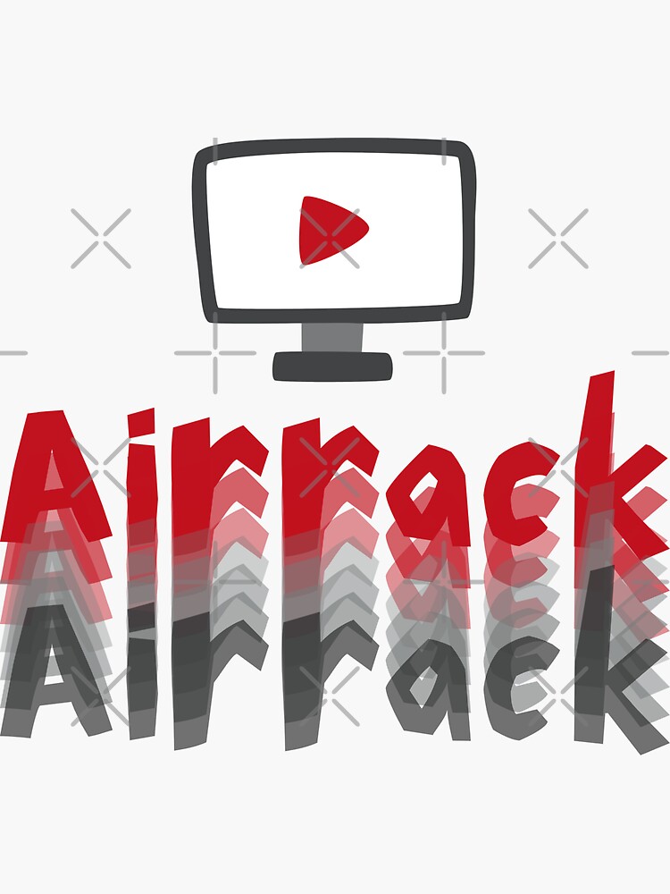 "airrack" Sticker for Sale by CustomTeesCo | Redbubble