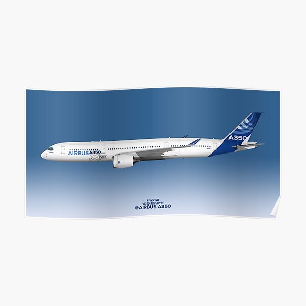 Airbus A350 Posters | Redbubble