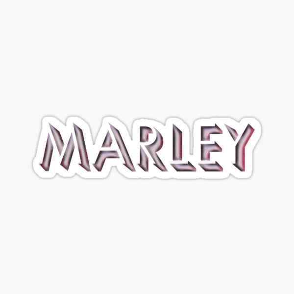 "Marley" Sticker for Sale by Melmel9 | Redbubble