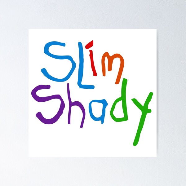 "Slim Shady LP design" Poster for Sale by AnvilBlokey89 | Redbubble