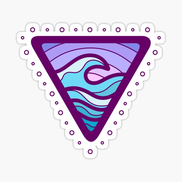 "Water Element Symbol" Sticker for Sale by sombrasblancas | Redbubble