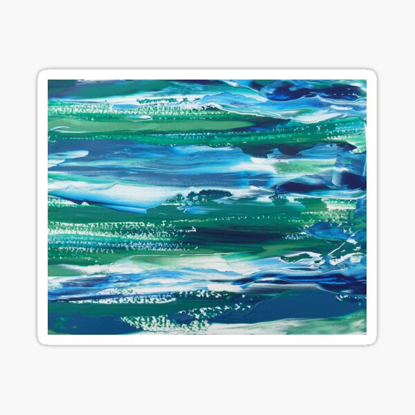 "Ocean Waves Beach Art Interior Decor Sea Abstract Landscape VI ...