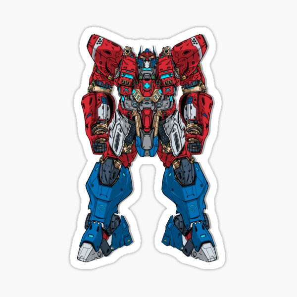 "mecha strong illustration" Sticker for Sale by gygnitaterush | Redbubble