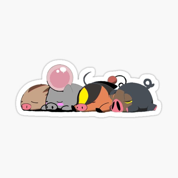 "Lechonk" Sticker for Sale by ga4nono | Redbubble