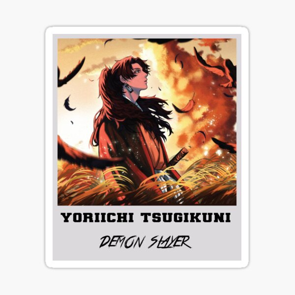 "yoriichi tsugikuni" Sticker for Sale by Perfect0 | Redbubble