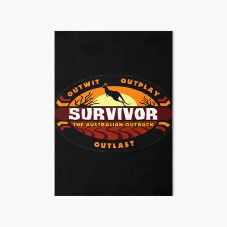 "Survivor Australian Outback Logo" Art Board Print by mccabeoterobuig ...
