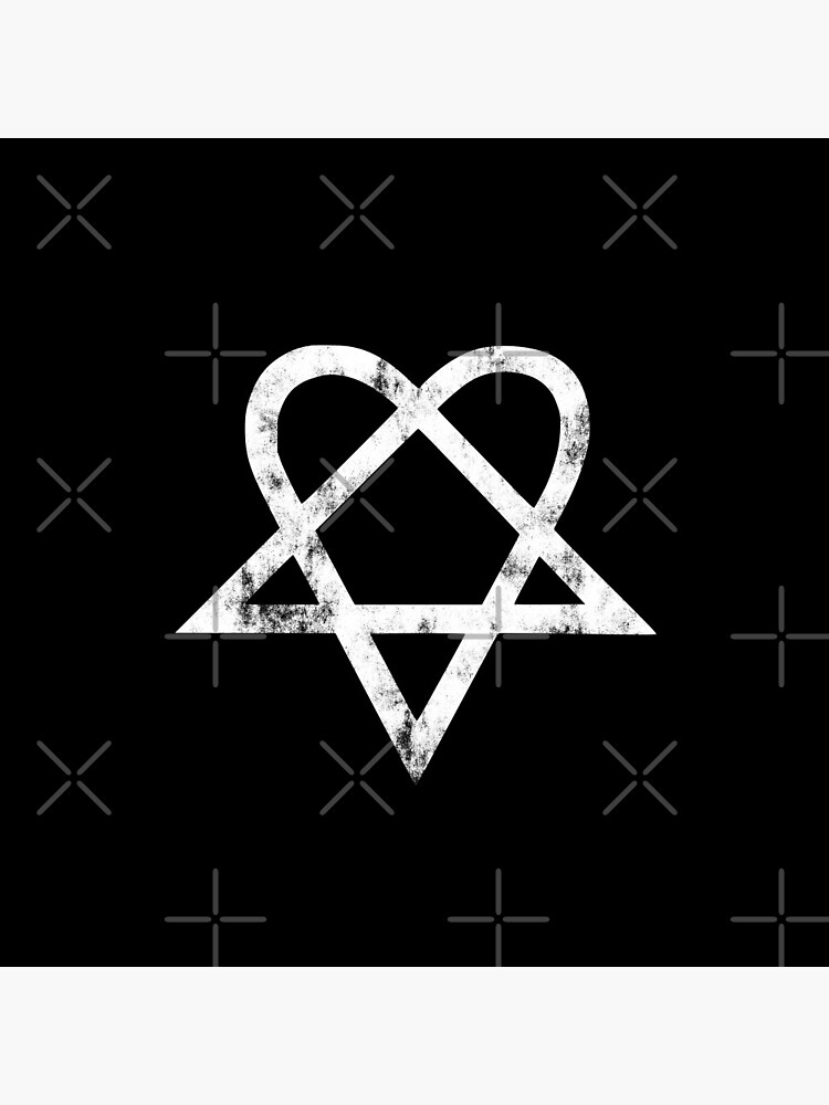 "Playboi Carti OPIUM Heartagram Pentagram Heart Occult Satanist" Pin by ...
