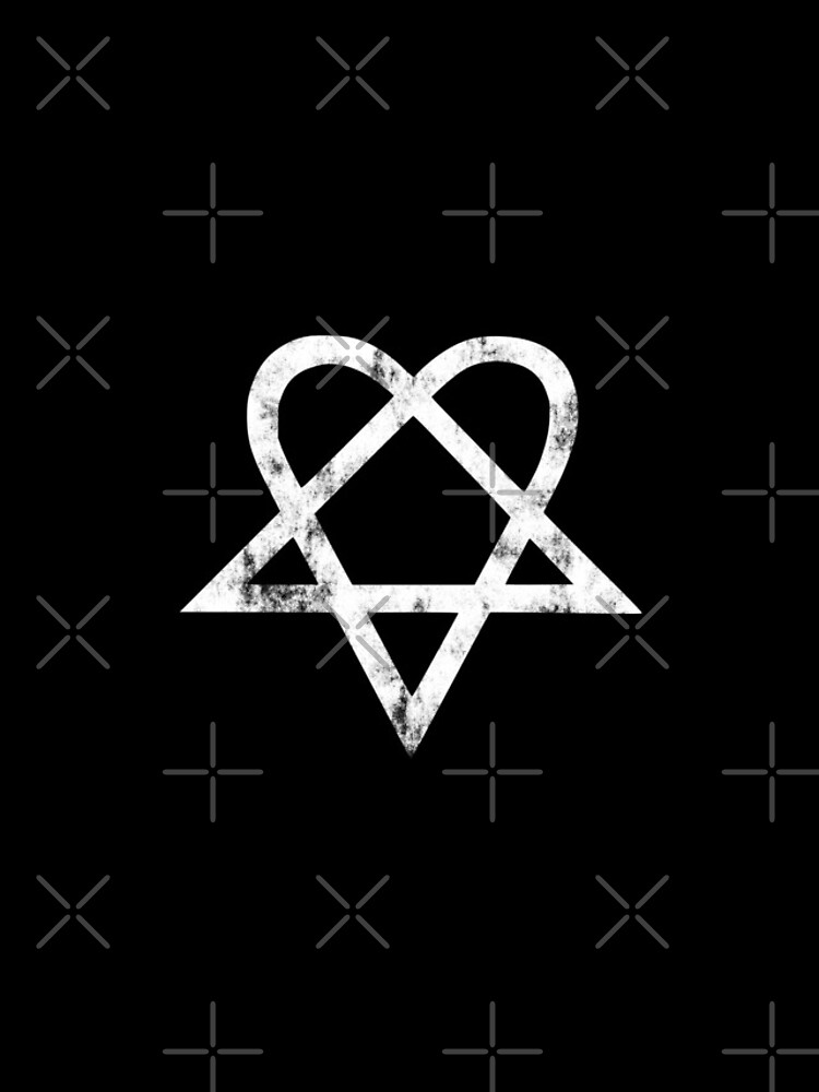 "Playboi Carti OPIUM Heartagram Pentagram Heart Occult Satanist" iPhone ...