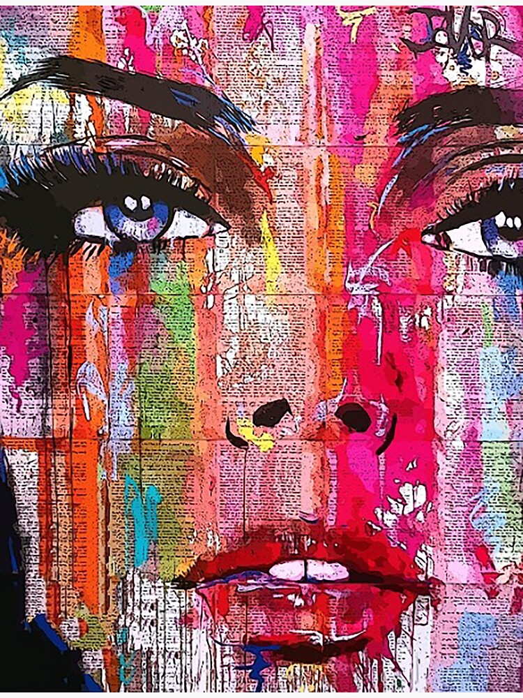 "Graffiti Girl 1" Sticker for Sale by BArtHouse | Redbubble