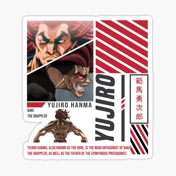 "Yujiro hanma gym, Baki Hanma The Grappler" Sticker for Sale by ...