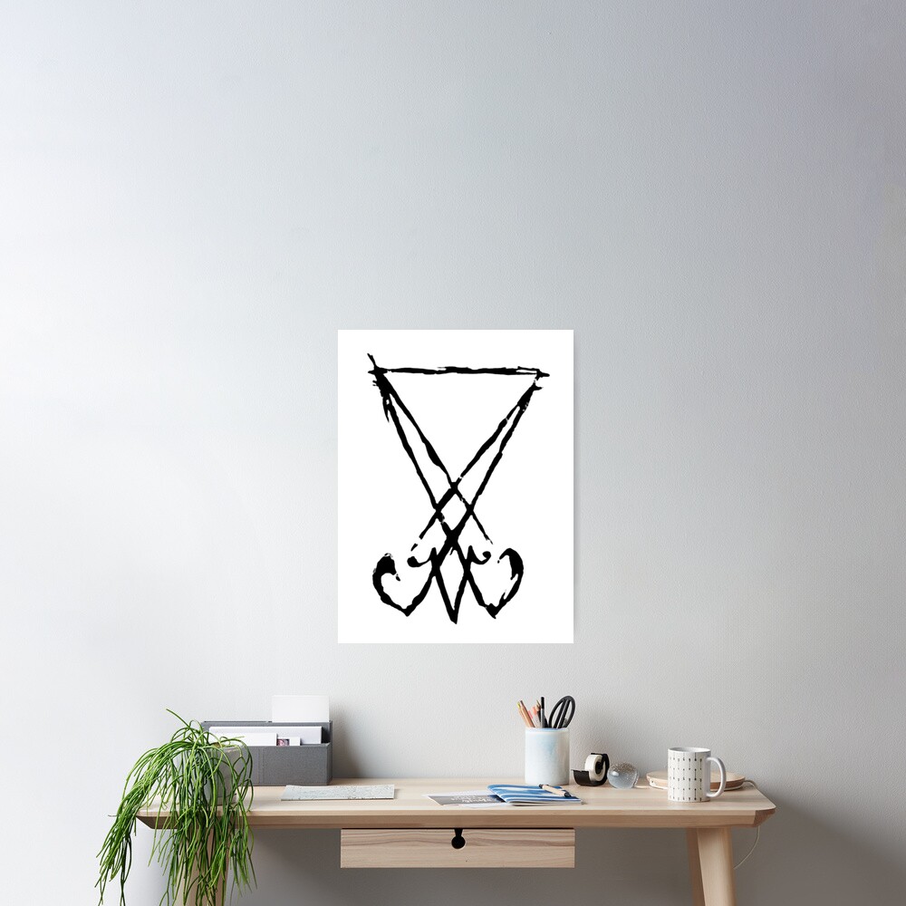 "Lucifer Sigil | Sigil Artwork | Clean Sigil Art" Poster for Sale by ...