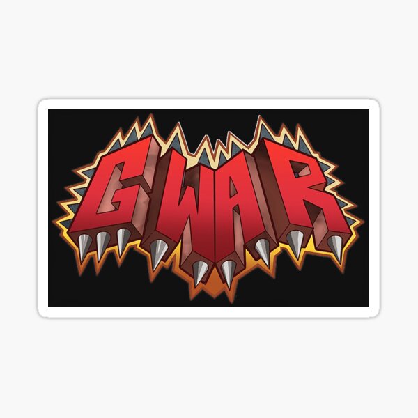 "gwar band trending topic" Sticker for Sale by Cinissentecn | Redbubble