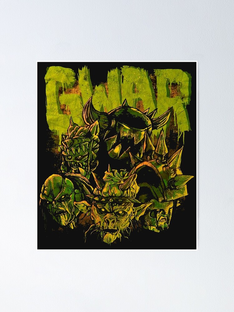 "gwar band trending topic" Poster for Sale by Cinissentecn | Redbubble