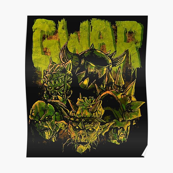"gwar band trending topic" Poster for Sale by Cinissentecn | Redbubble