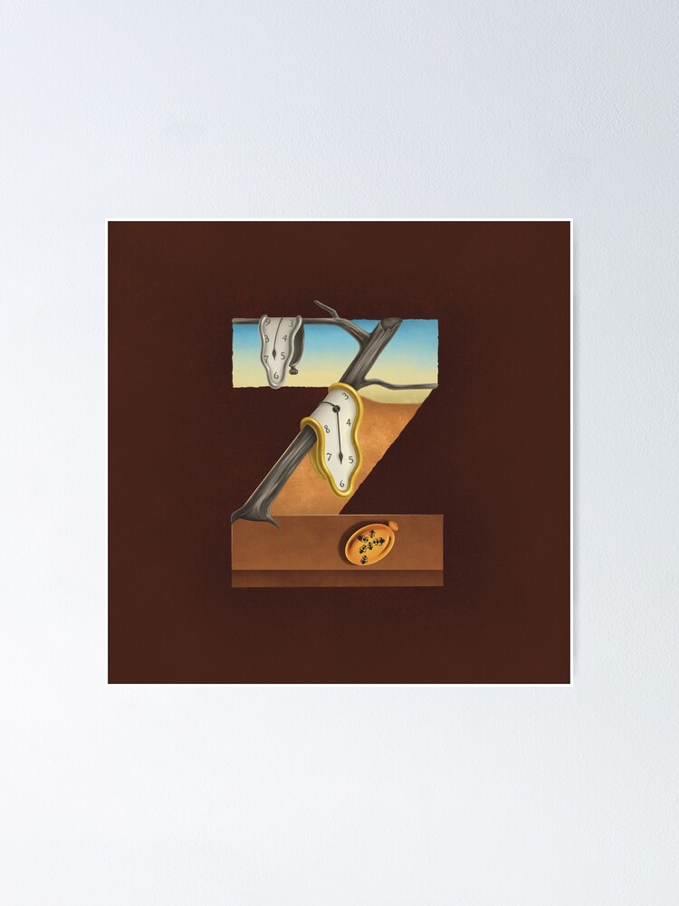 "Letter Z | Salvador Dali, Surrealism (1931)" Poster for Sale by ...