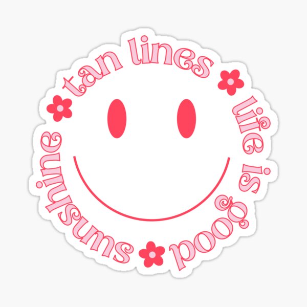 "Life is Good Smiley Face" Sticker for Sale by liveygiessinger | Redbubble