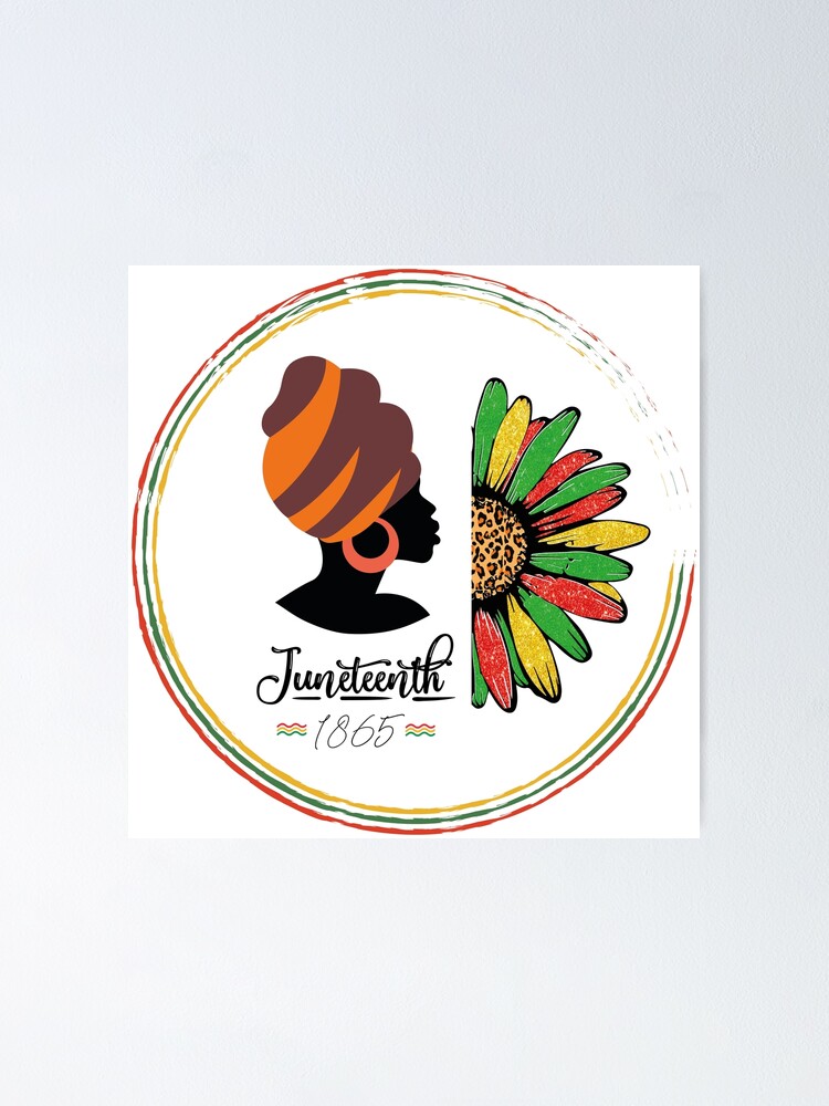 " juneteenth sunflower" Poster for Sale by SOUFIANE1991 | Redbubble