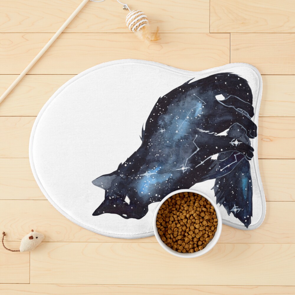 "Galaxy Cat" Poster for Sale by Threeleaves | Redbubble
